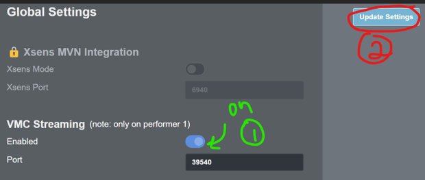 VMC (Virtual Motion Capture) - Streaming from Hand Engine