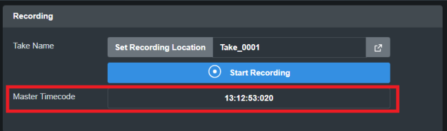 Timecode Setup in Hand Engine