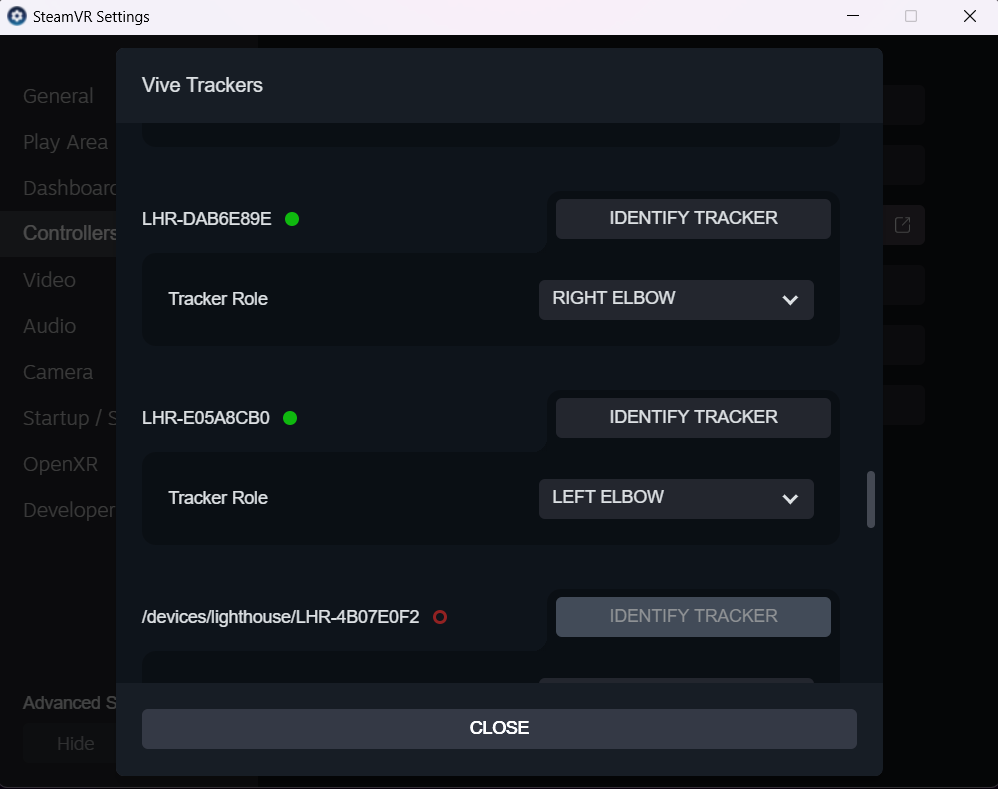 Unity & Vive Trackers - Guide for Set Up with Hand Engine