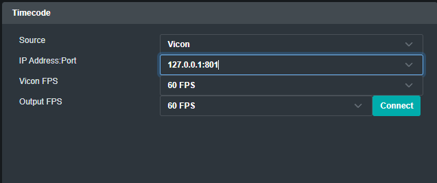 Timecode Setup in Hand Engine